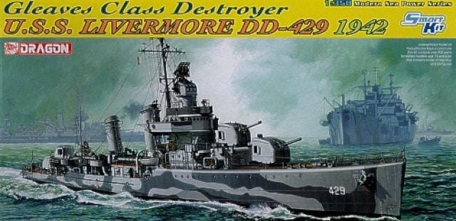 USS Livermore DD-429 1942 (Cleaves Class Destroyer) 1/350