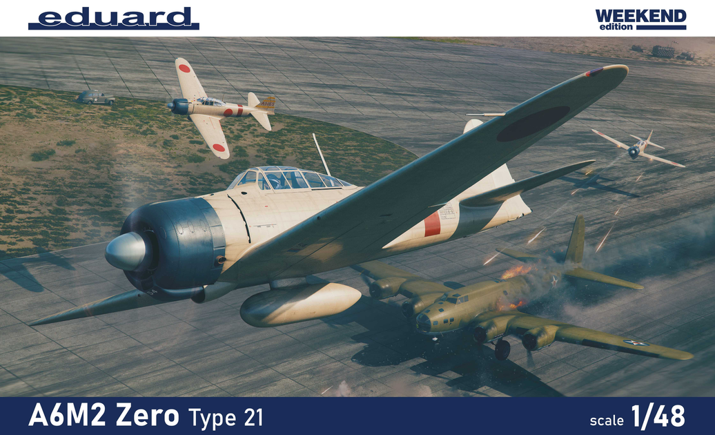 Mitsubishi A6M2 Zero Type 21, Weekend Edition 1/48