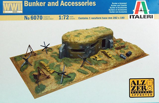 Bunker and Accessories WWII 1/72