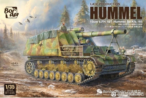 15cm s.FF 18/1 Hummel Late Production SdKfz.165 1/35