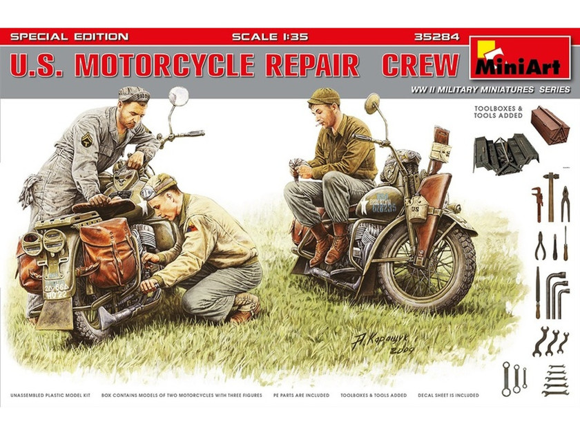 US Motorcycle Repair Crew (Special Edition) 1/35