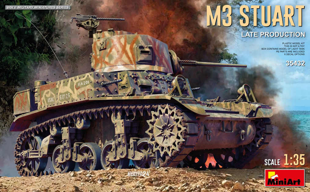 M3 Stuart US Light Tank Late Production 1/35