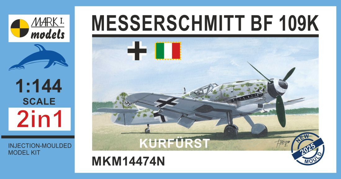 Messerschmitt Bf 109K ’Kurfürst’ (2in1) 1/144