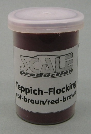 Interior Flocking Red Brown