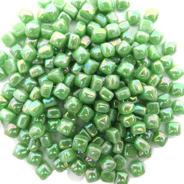 Micro mosaic - Micro Cubes, Iridised New Green – MosaikShop