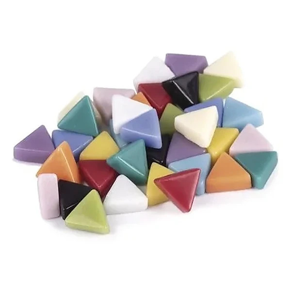 Glass Mosaic Tiles - Triangle Glass – Mix – MosaiikkiMyymälä
