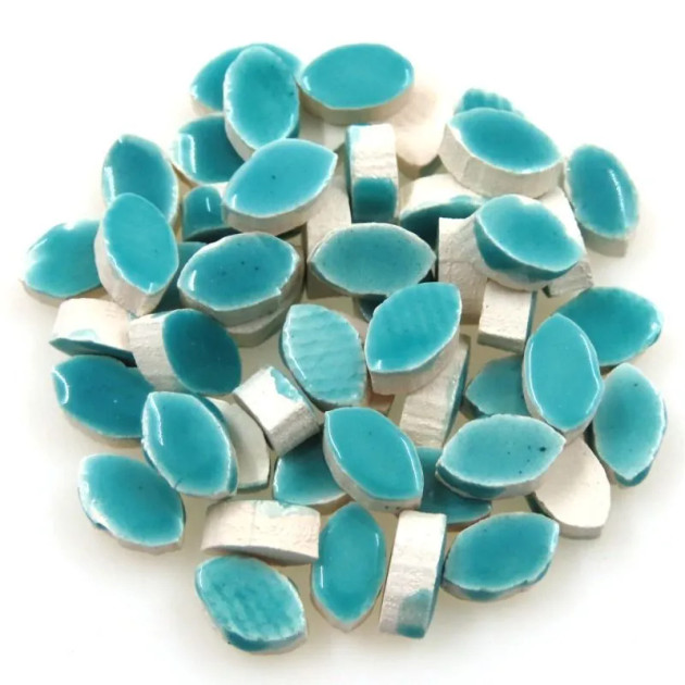 Micro Mosaic, Petal 8 mm, Bright Teal, 5 g – MosaikShop