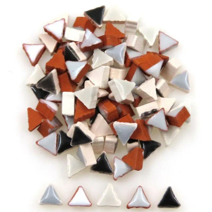 Micro Triangle 5mm, Grey Mix - Micro Mosaic – MosaiikkiMyymälä