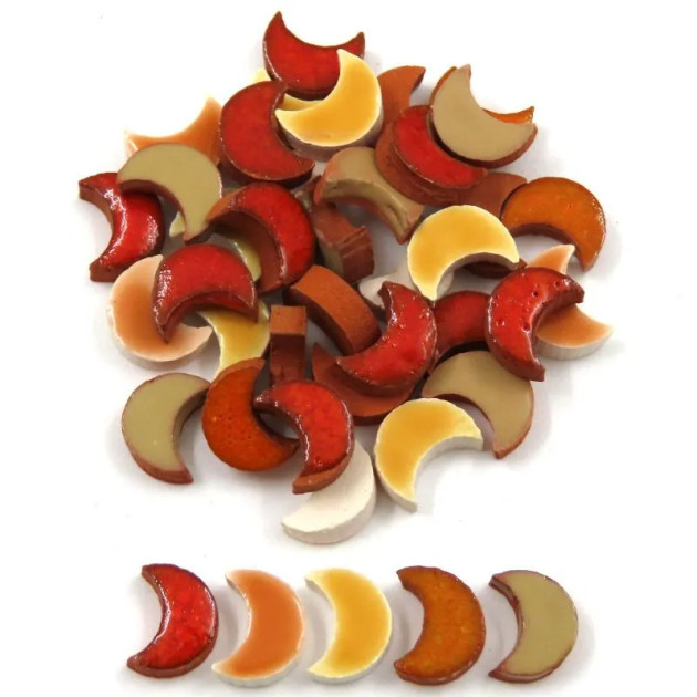 Micro Mosaic - Micro Moon 8mm, Orange Mix 5g – MosaikShop