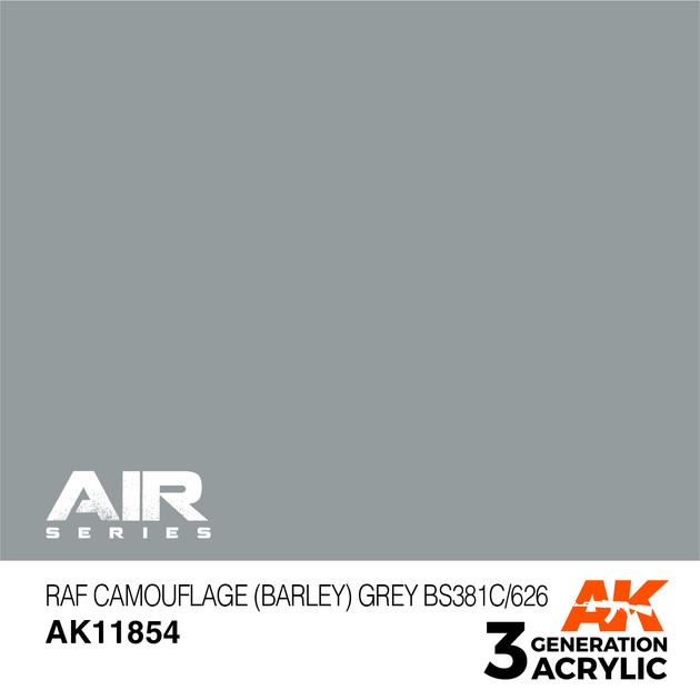 RAF Camouflage (Barley) Grey BS381C/626 – AIR – Manse Models