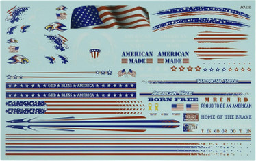 All American Graphics Custom Decals, 1/25 – Manse Models