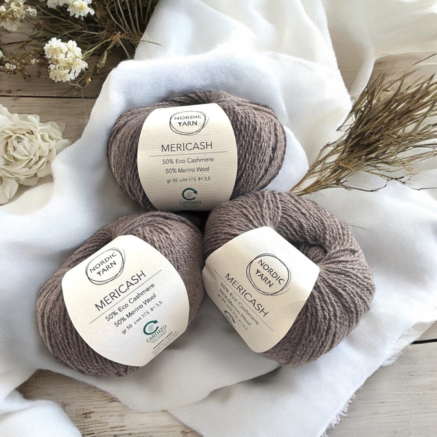 Ylellinen Nordic Yarn Mericash | Lankakauppa Kampin Tila