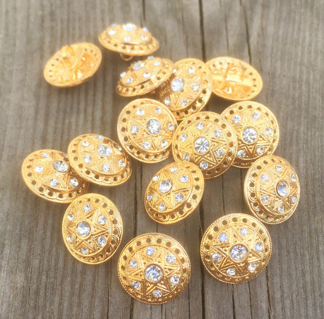 Timanttitähtinappi, 16 mm - Verkkokauppa