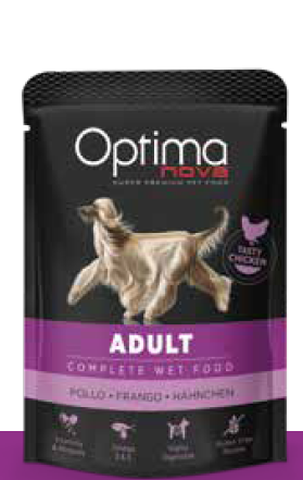 Optimanova, Chicken & rice, 12x300g – Lemmikki Palatsi