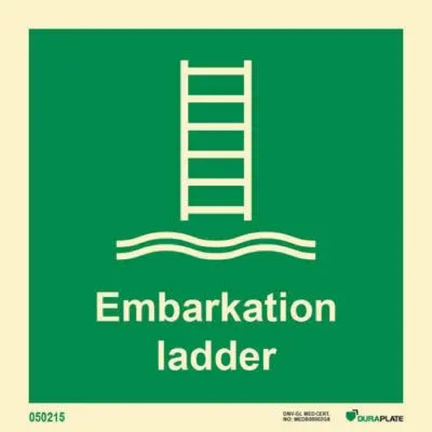 Embarkation ladder - Evacuation and first aid - Imo signs - Imomerkit ...