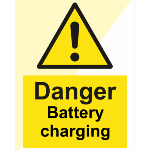 Danger battery charging - Hazard signs - Imo signs - Imomerkit.fi ...