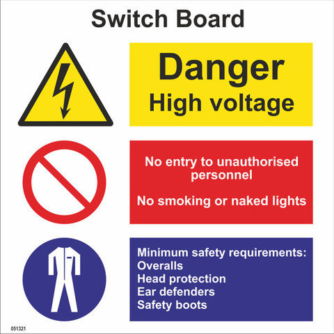 Switch Gear / Switch Board - Combination signs - Imo signs - Imomerkit ...