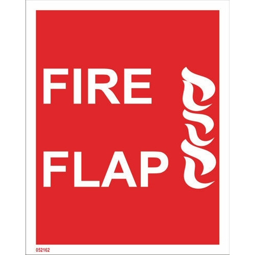 Fire flap - Prohibition signs - Imo signs - Imomerkit.fi - IMOMERKIT