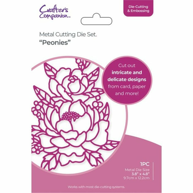 Crafter's Companion stanssi Peonies - Käsitellen