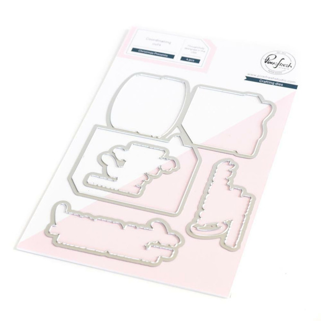 Pinkfresh Studio stanssi Christmas Presents - Käsitellen