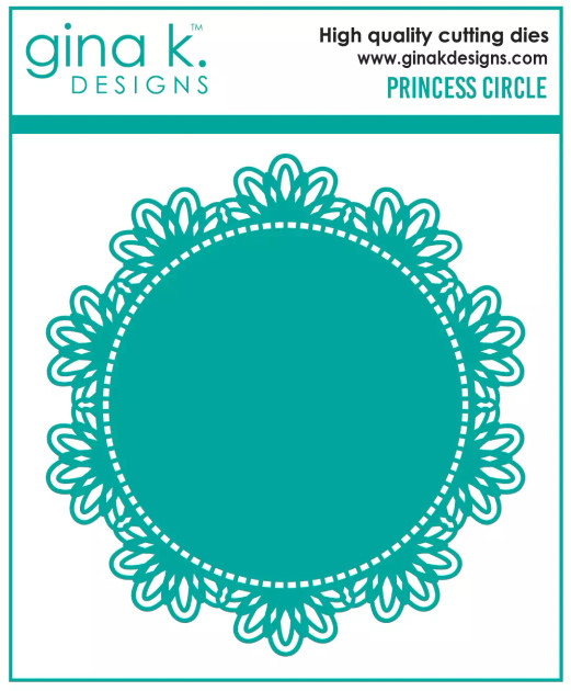 Gina K. Designs stanssi Princess Circle - Käsitellen