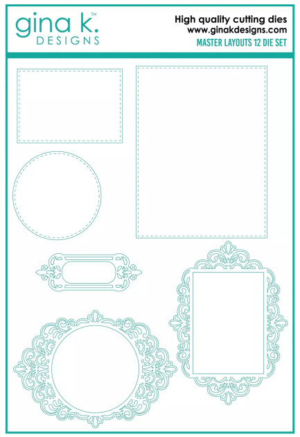 Gina K. Designs stanssi Master Layouts 12 - Käsitellen