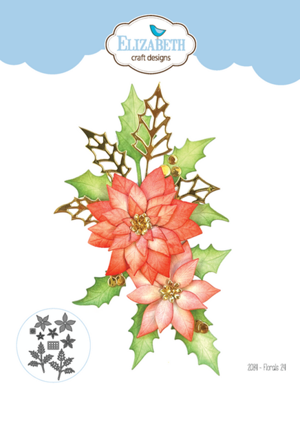 Elizabeth Craft Designs stanssi Florals 24 - Käsitellen