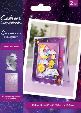 Crafter's Companion Cosmic Collection 3D kohokuviointikansio Moon and ...