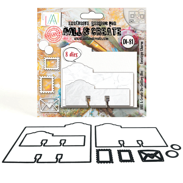 AALL & Create stanssi Envelope Charm - Käsitellen