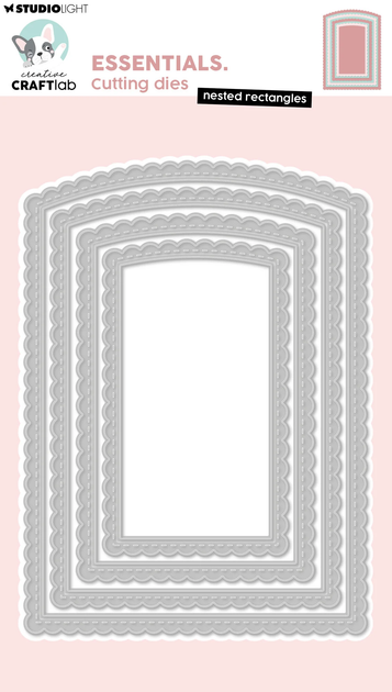 Studio Light CraftLab stanssi Nested Rectangles - Käsitellen