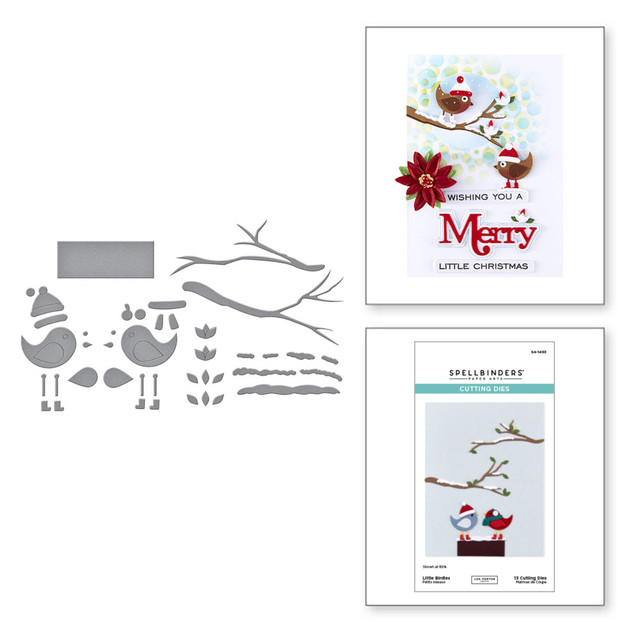 Spellbinders stanssi Little Birdies - Käsitellen