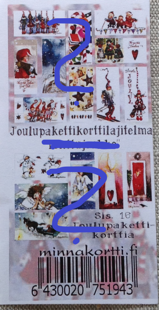 Joulun pakettikortit meiltä - Reetan Ruutu