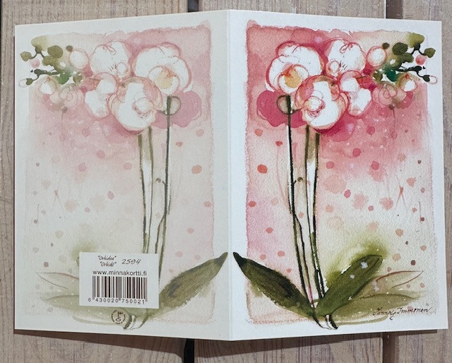 Minna Immosen kaksiosainen kortti kuorella - Reetan Ruutu