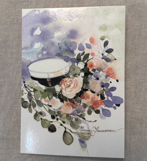 Ylioppilaslakki 2-osainen kortti - Reetan Ruutu