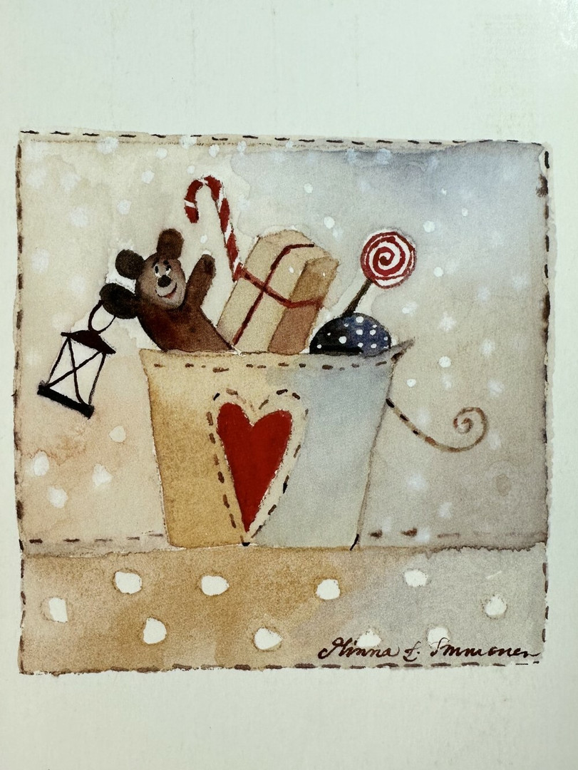 Minna Immosen joulukortti - Reetan Ruutu