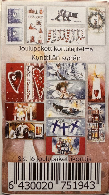 Pakettikorttinippu - Reetan Ruutu