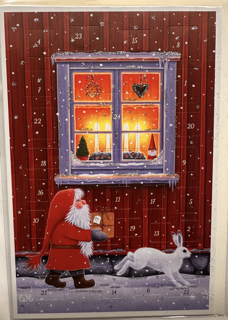 Adventtikalenterikortti - Reetan Ruutu