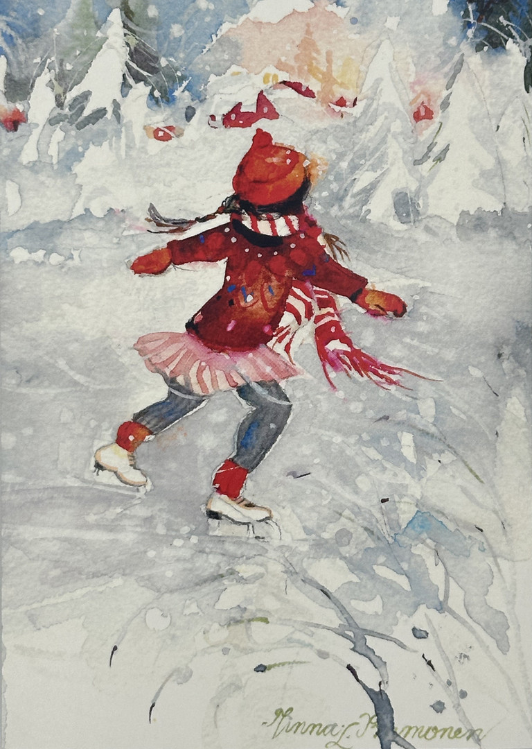 Luistelijatyttö - Reetan Ruutu