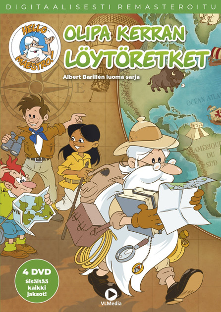OLIPA KERRAN LÖYTÖRETKET 4-DVD-BOX – VLMediaShop