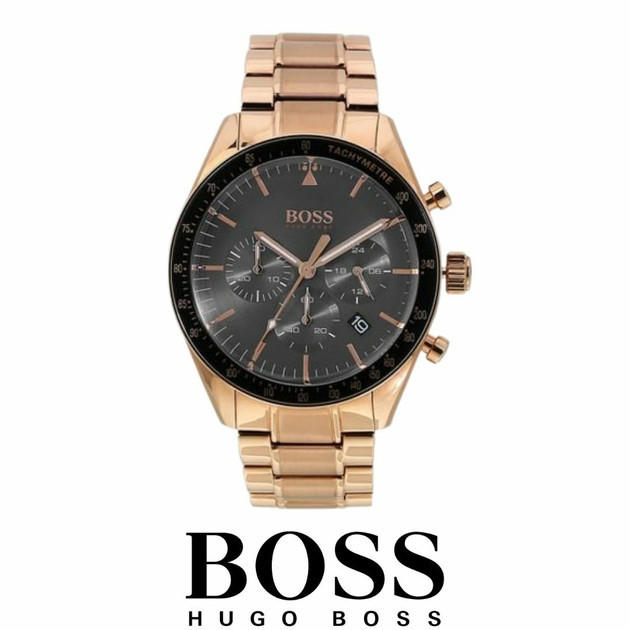 Hugo Boss Rose Gold Trophy HB1513632 rannekello - Verkkokauppa