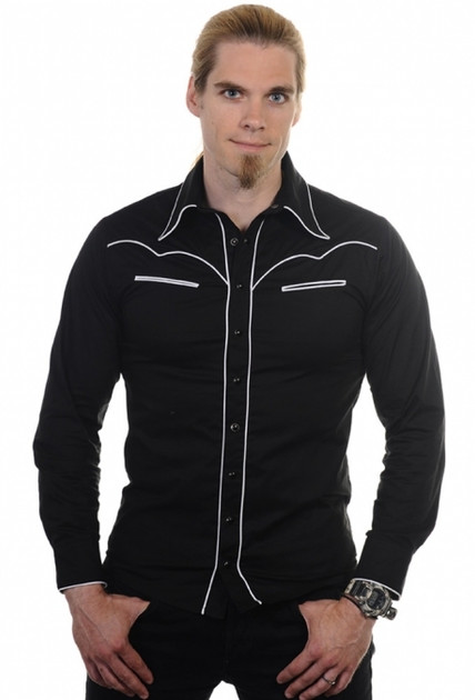 Plain Trim Shirt, miesten paita - Vinputiikki Oy Verkkokauppa