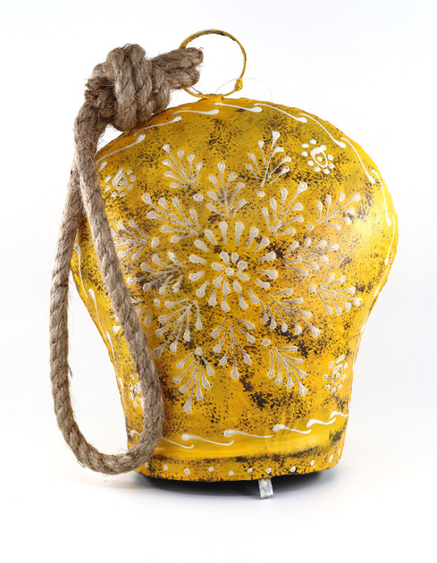 Soittokello Kilikello 'Lehmänkello' iso keltainen 19*14cm – KuuKorento