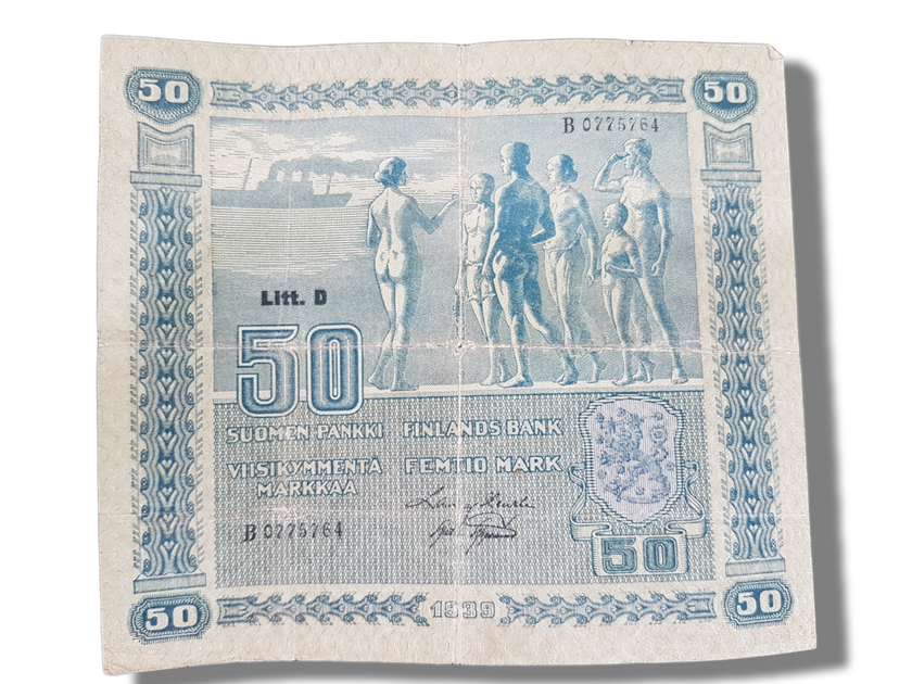 50 mk seteli (1939) – Salamakauppa