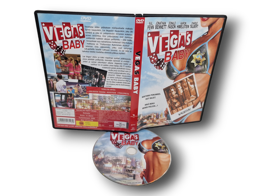 DVD -elokuva (Vegas Baby) K16 - Salamakauppa