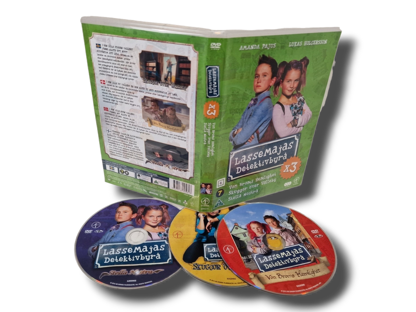 Lasten DVD -elokuva (Lasse Majas Detektivbyrå) K7 – Salamakauppa
