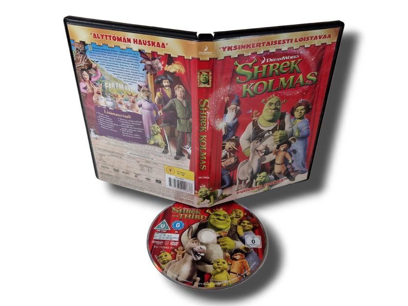 Lasten DVD -elokuva (Shrek Kolmas) K7 – Salamakauppa