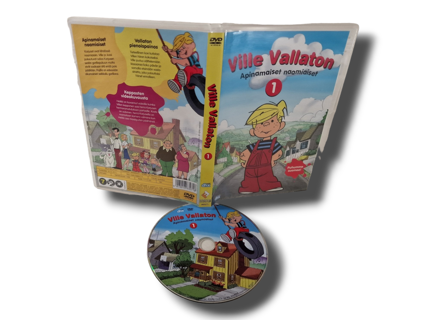 Lasten DVD -elokuva (Ville Vallaton 1 - Apinamaiset naamiaiset) K7 – Salamakauppa