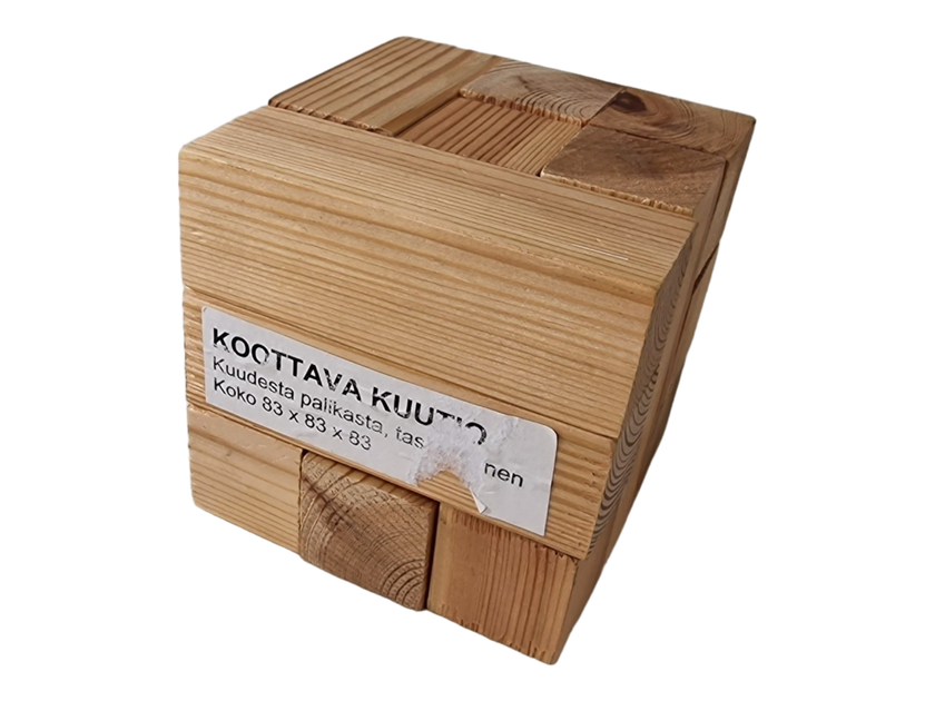 Koottavaa puinen kuutio – Salamakauppa