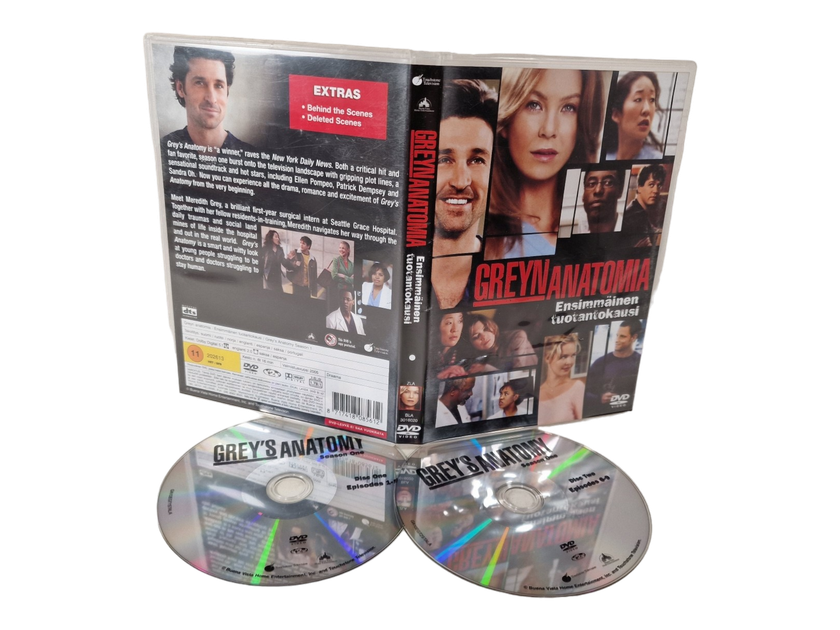 DVD - TV -sarja (Greyn Anatomia - season 1) K12 - Salamakauppa