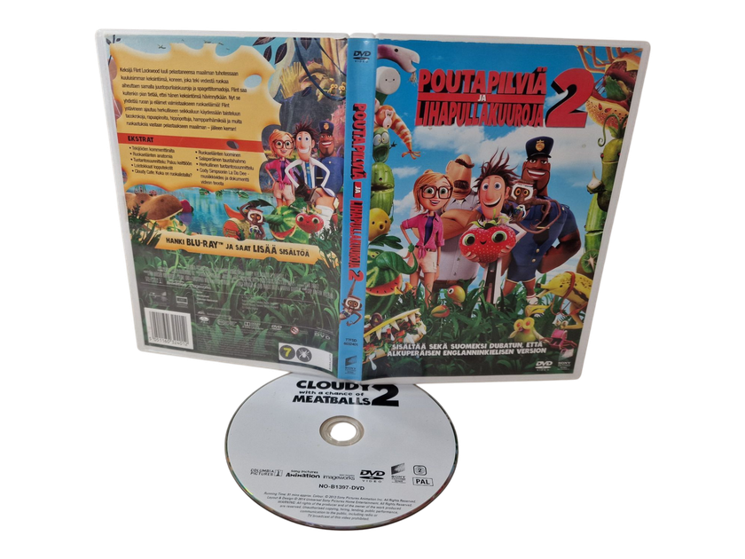 Lasten DVD -elokuva (Puotapilviä ja Lihapullakuuroja 2) K7 – Salamakauppa